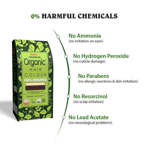 Radico Organic Hair Colours – 100% Natural, Organic & Chemical-Free