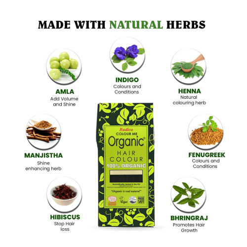 Radico Organic Hair Colours – 100% Natural, Organic & Chemical-Free